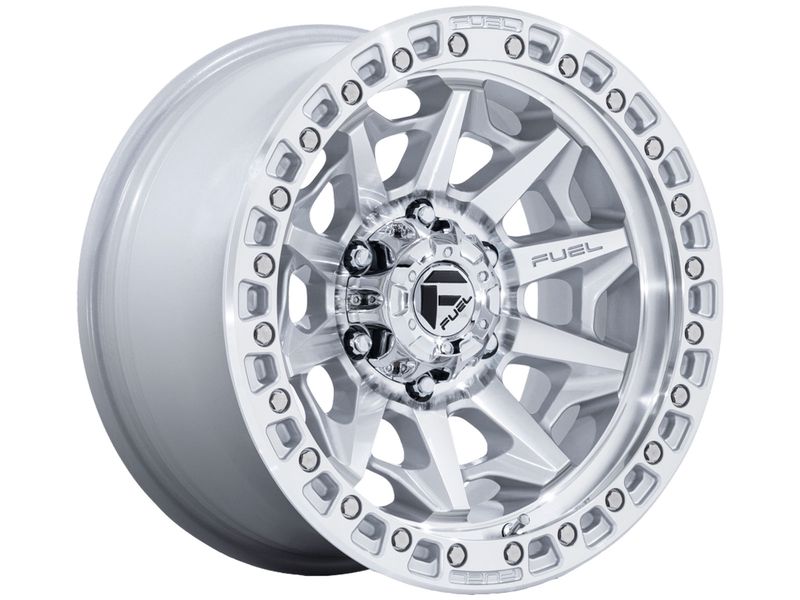 Fuel Machined Silver Covert Wheels | Rugged Ridge