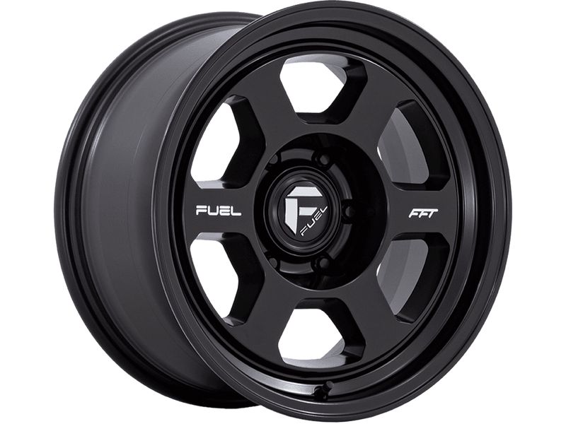 Fuel Matte Black Hype Wheels | Rugged Ridge