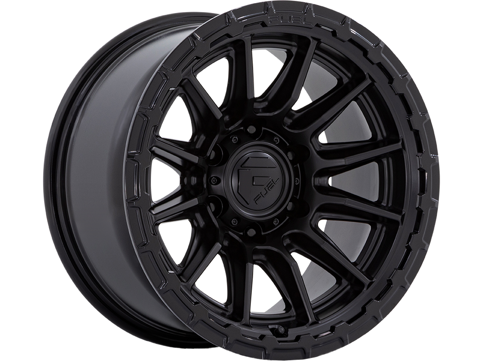 Fuel Matte Black Piston Wheels | Rugged Ridge