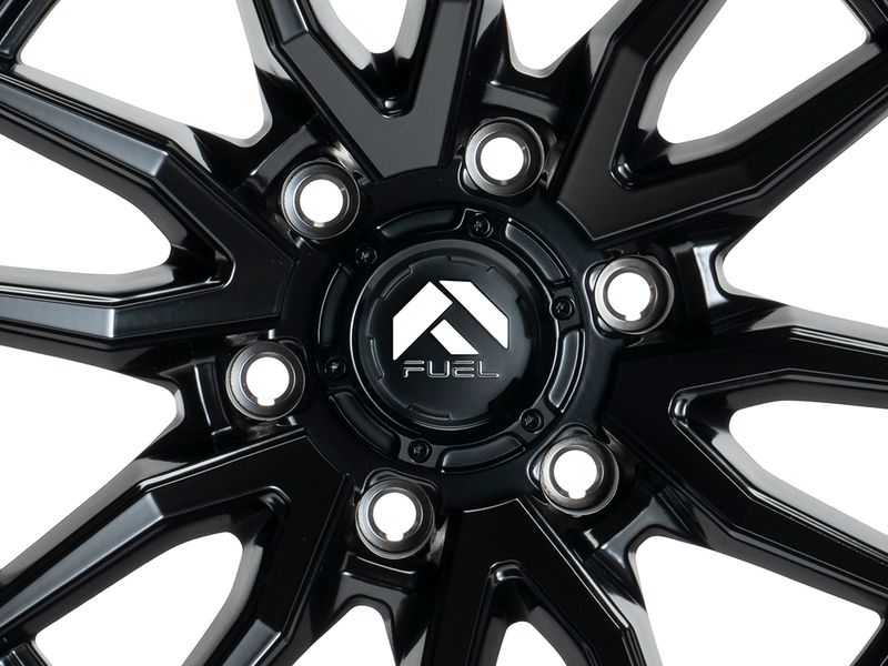 Fuel Matte Black Rebel 6 Wheels | Rugged Ridge