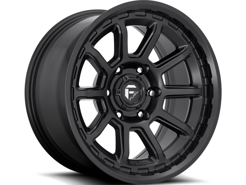 Fuel Matte Black Torque Wheels | Rugged Ridge