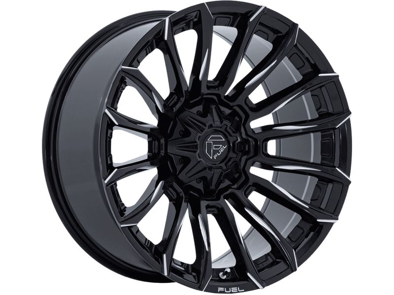 Fuel Milled Gloss Black Blade Wheels | Rugged Ridge