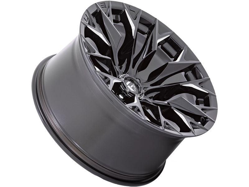 Fuel Milled Gloss Black Flame Wheels | Rugged Ridge