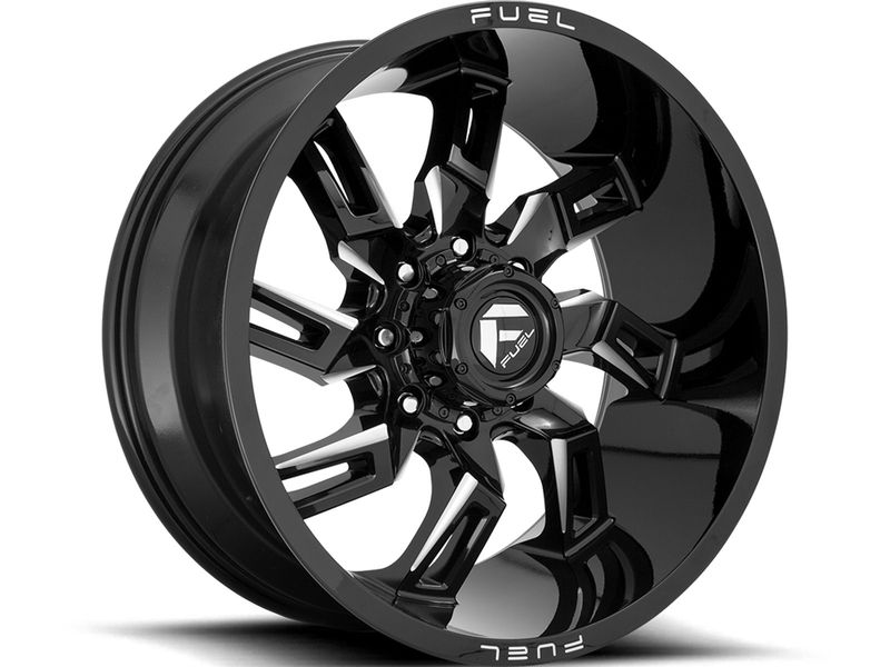 Fuel Milled Gloss Black Lockdown Wheels | Rugged Ridge