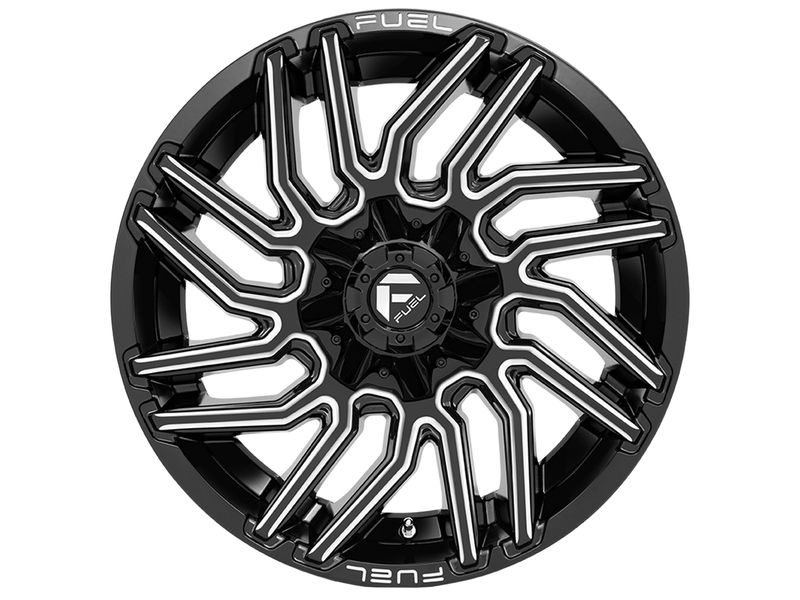 Fuel Milled Gloss Black Typhoon Wheels | Rugged Ridge