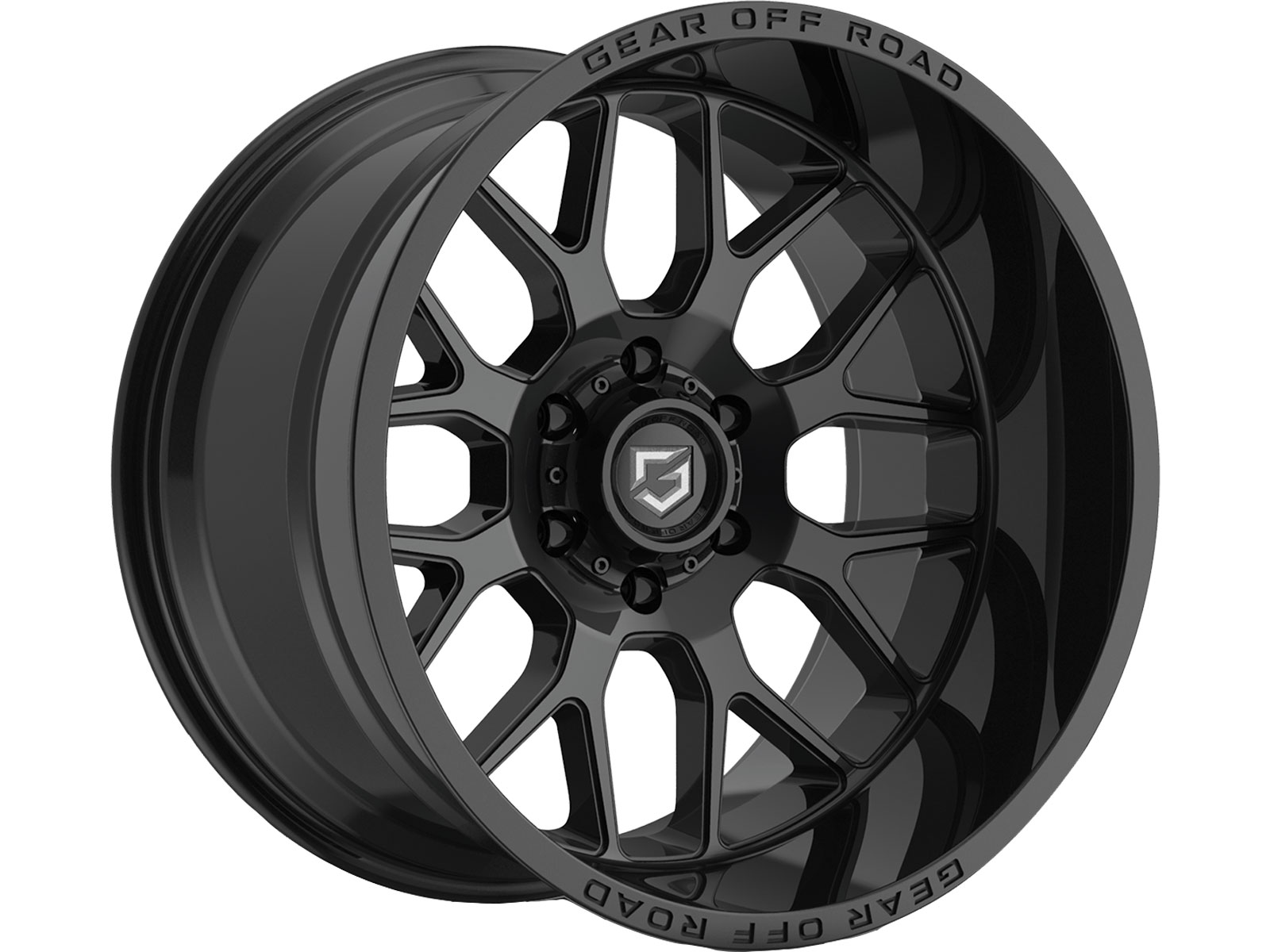 Gear Off-Road Gloss Black Raid Wheels | Rugged Ridge
