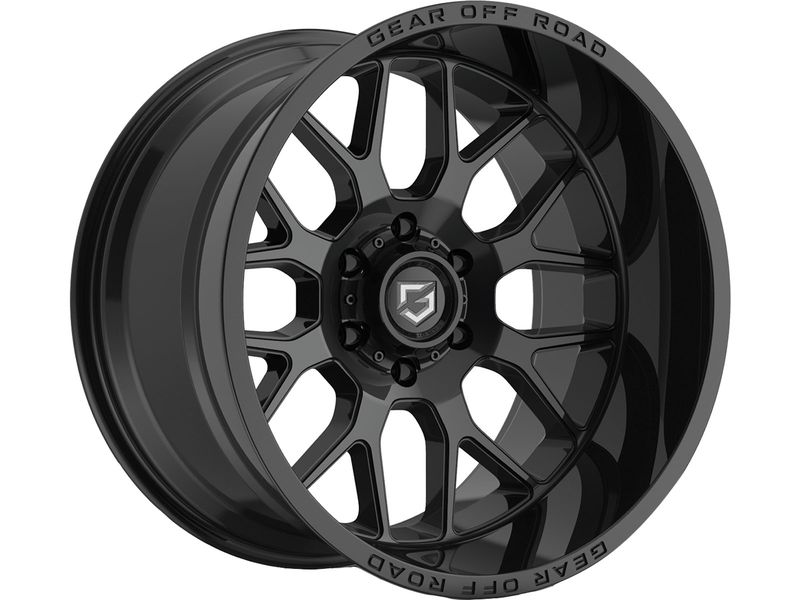 Gear Off-Road Gloss Black Raid Wheels | Rugged Ridge