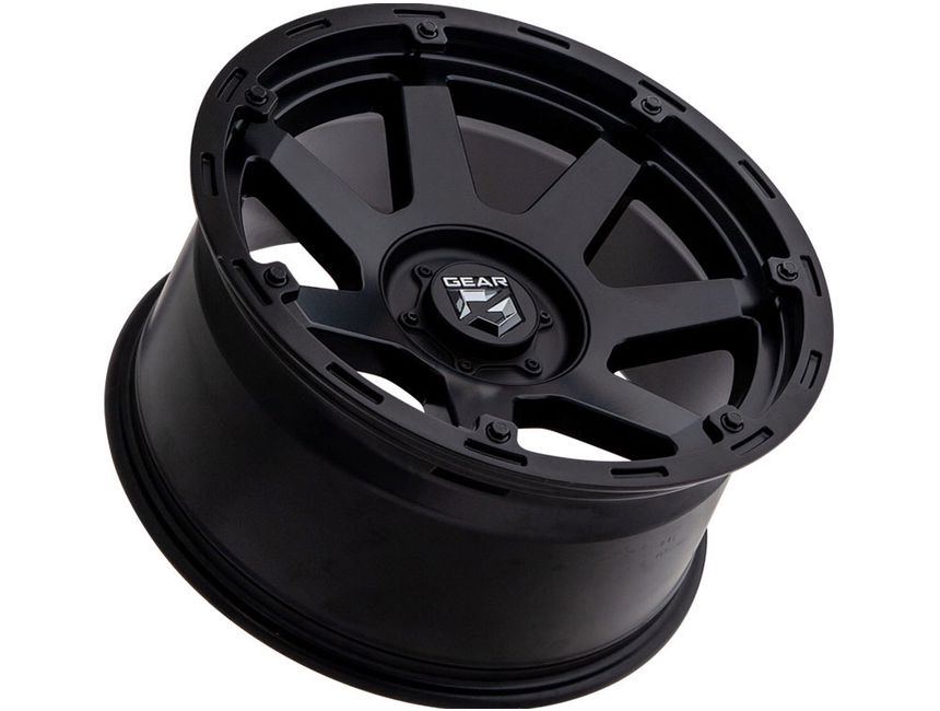 Gear Off Road Matte Black Barricade Wheels | Rugged Ridge