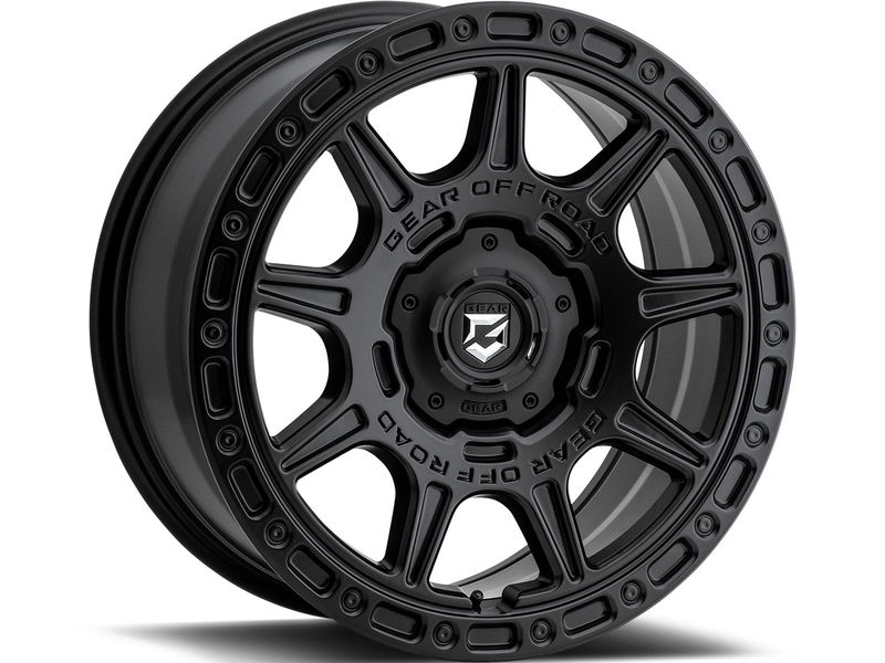 Gear Off-Road Matte Black Sector-C Wheels | Rugged Ridge