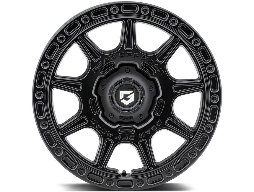 Gear Off-Road Matte Black Sector-C Wheels | Rugged Ridge