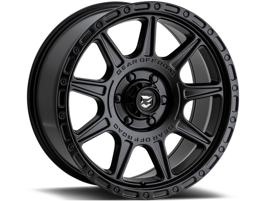 Gear Off-Road Matte Black Sector-T Wheels | Rugged Ridge