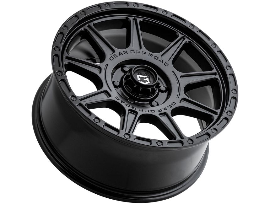 Gear Off-Road Matte Black Sector-T Wheels | Rugged Ridge