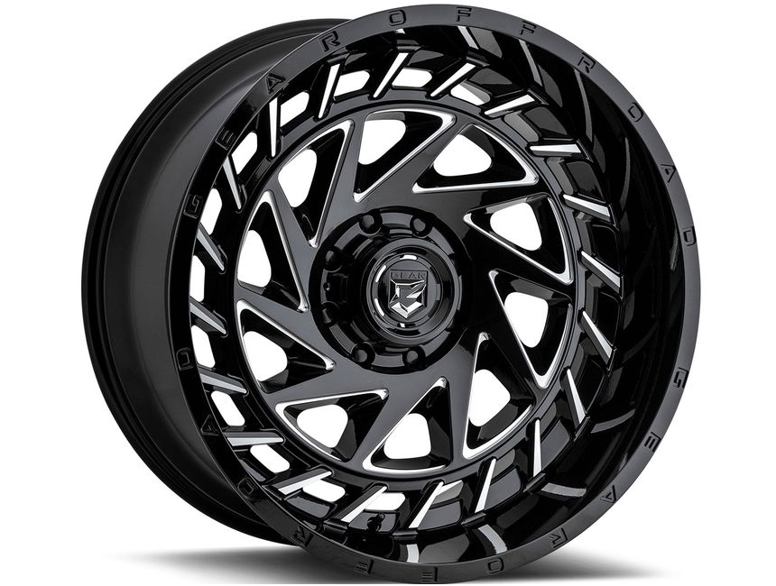 Gear Off-Road Milled Gloss Black End Game Wheels | Rugged Ridge
