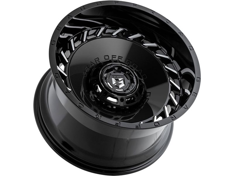 Gear Off-Road Milled Gloss Black Orbit Wheels | Rugged Ridge