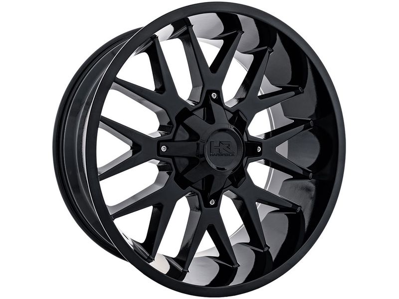 Hardrock Gloss Black Affliction Wheels | Rugged Ridge