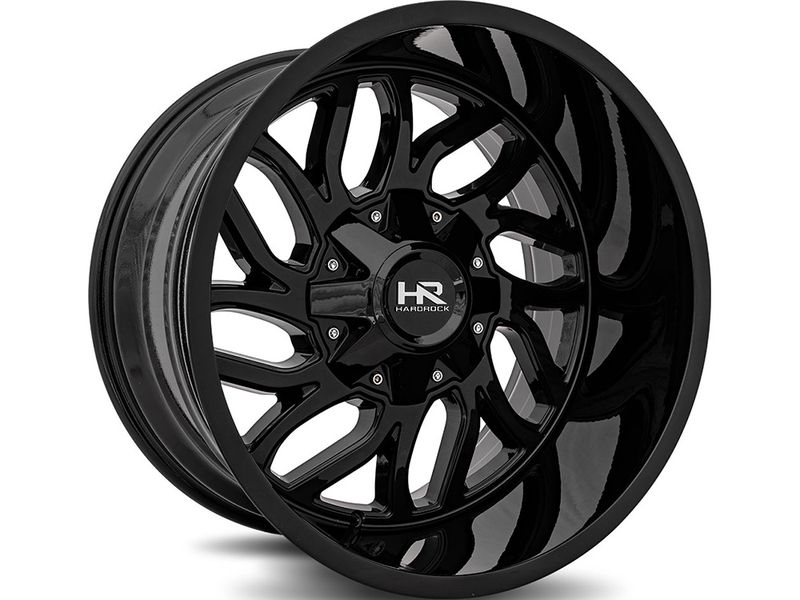Hardrock Gloss Black Destroyer Wheels | Rugged Ridge