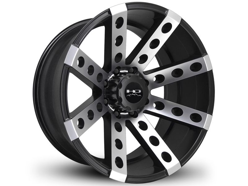 HD Off-Road Machined Matte Black Buckshot Wheels | Rugged Ridge