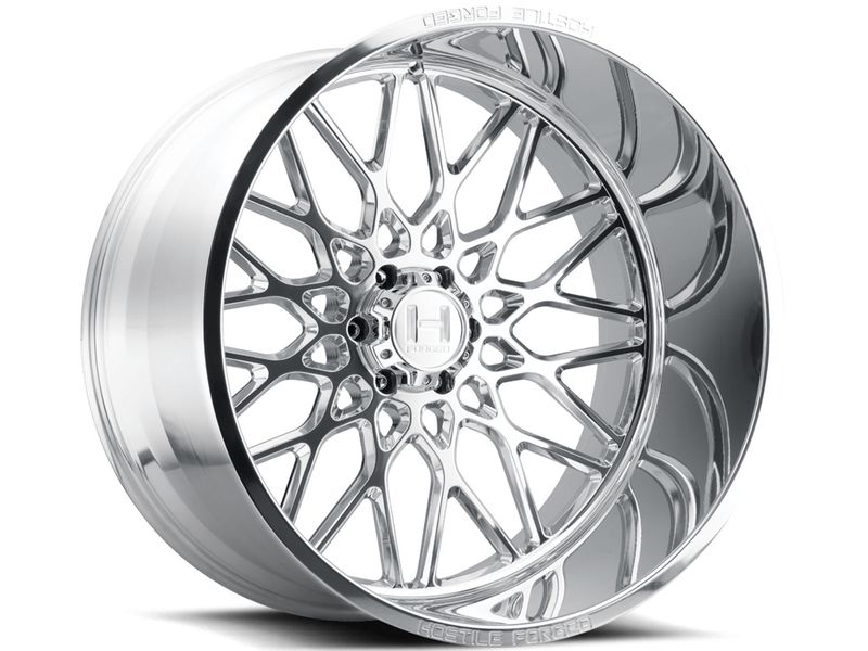 Hostile Forged Polished Savage Wheels | Rugged Ridge