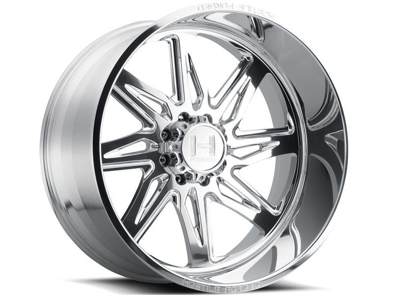 Hostile Forged Polished Tomahawk Wheels | Rugged Ridge