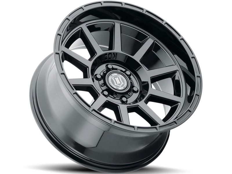 Icon Gloss Black Recoil Wheels | Rugged Ridge