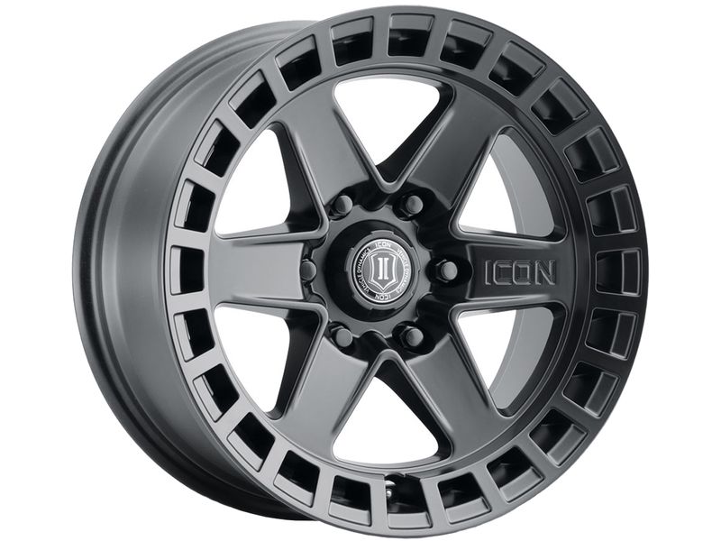 Icon Matte Black Raider Wheels | Rugged Ridge