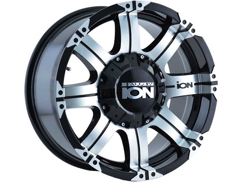 Ion Alloy Ion Machined Gloss Black 187 Wheel 187-8997B18