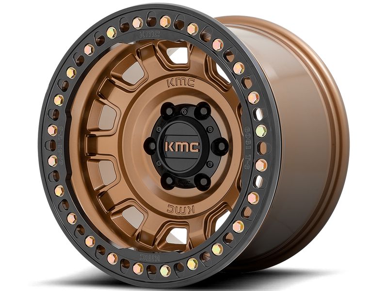 KMC Bronze KM236 Tank Beadlock Wheels | Rugged Ridge