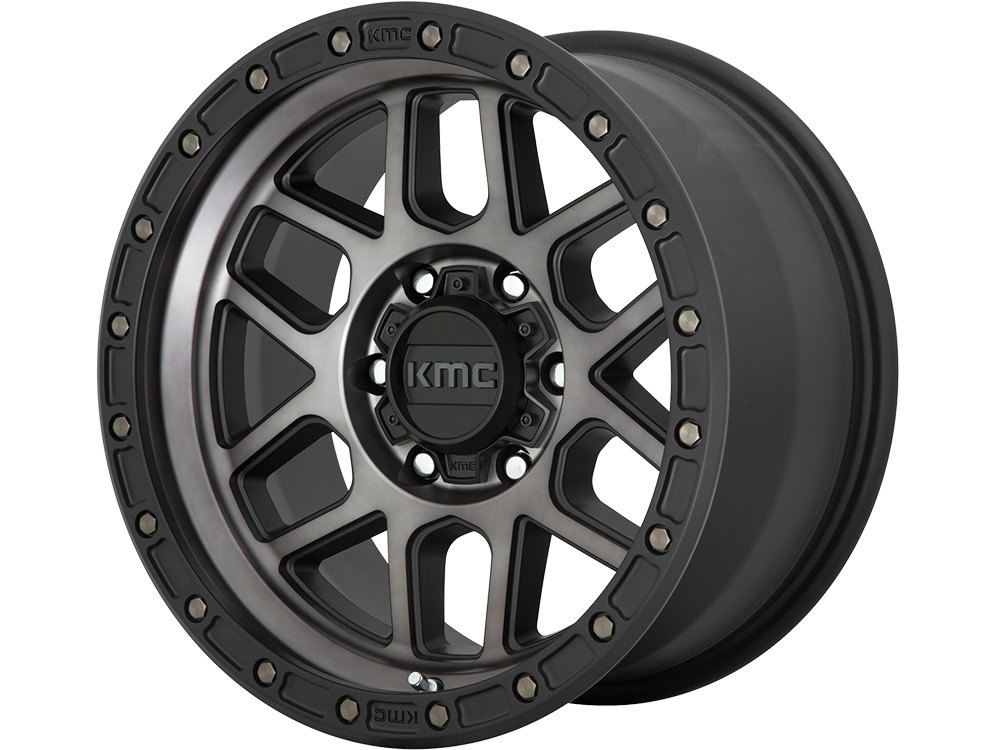 KMC Tinted Black KM544 Mesa Wheels | Rugged Ridge