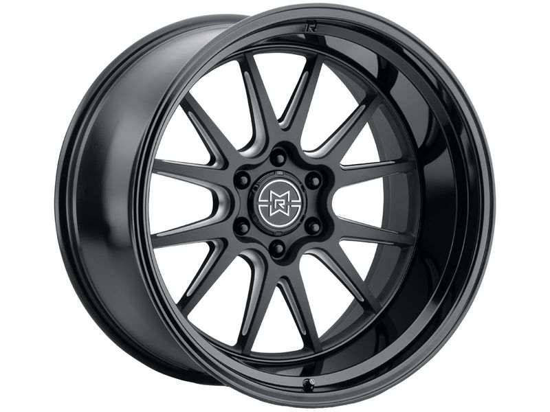 Method Raised Milled Double Black 802 Wheels | Rugged Ridge