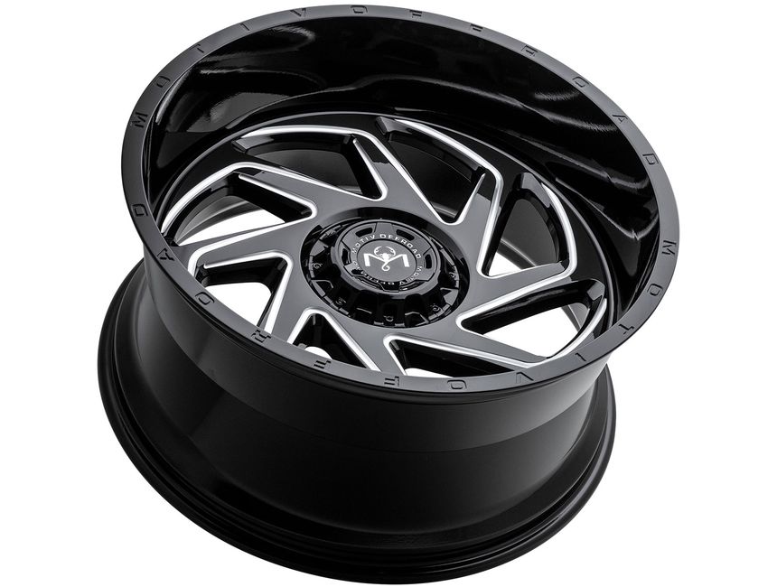 Motiv Wheels Motiv Milled Gloss Black Morph Wheel [SKU