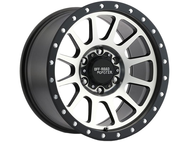 Off-Road Monster Machined Matte Black M10 Wheels | Rugged Ridge