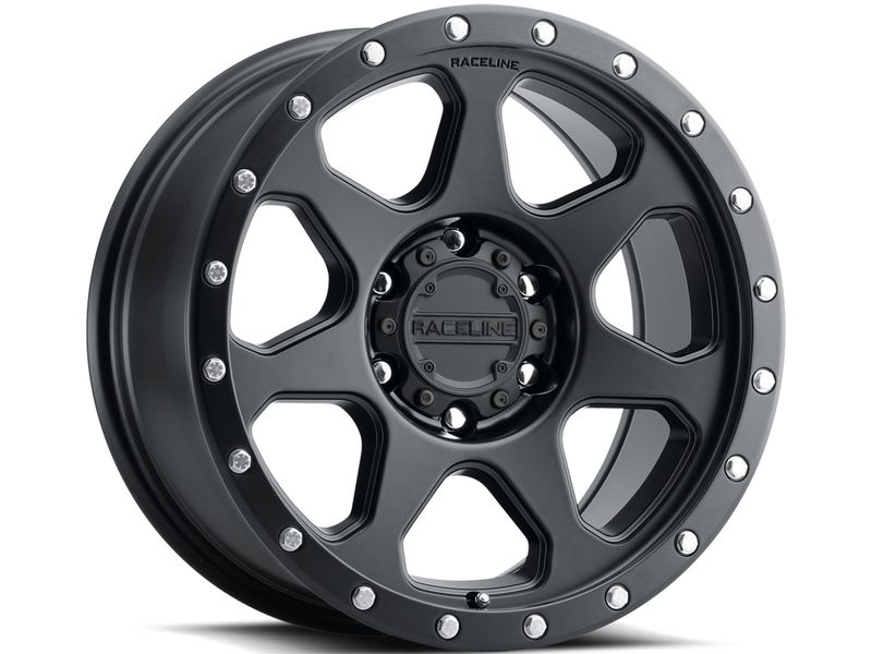 Raceline Matte Black 7X Wheels | Rugged Ridge