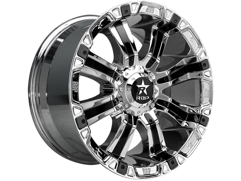 RBP Chrome & Black 94R Wheels | Rugged Ridge