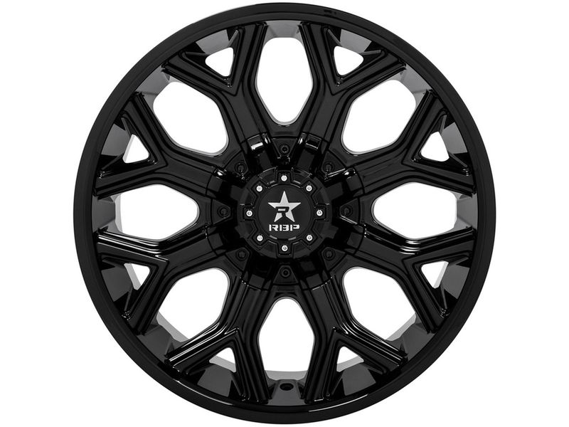 RBP Gloss Black 88R Tribute Wheels | Rugged Ridge