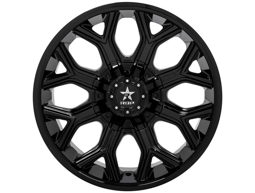 RBP Gloss Black 88R Tribute Wheels | Rugged Ridge