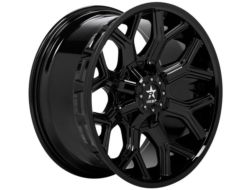 RBP Gloss Black 88R Tribute Wheels | Rugged Ridge
