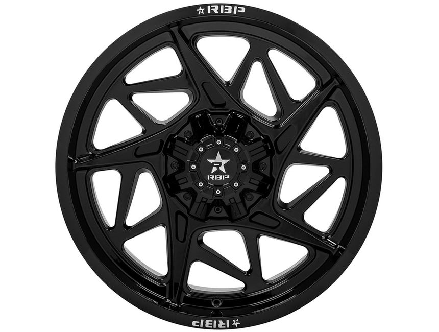 RBP Gloss Black 97R Patriot Wheels | Rugged Ridge