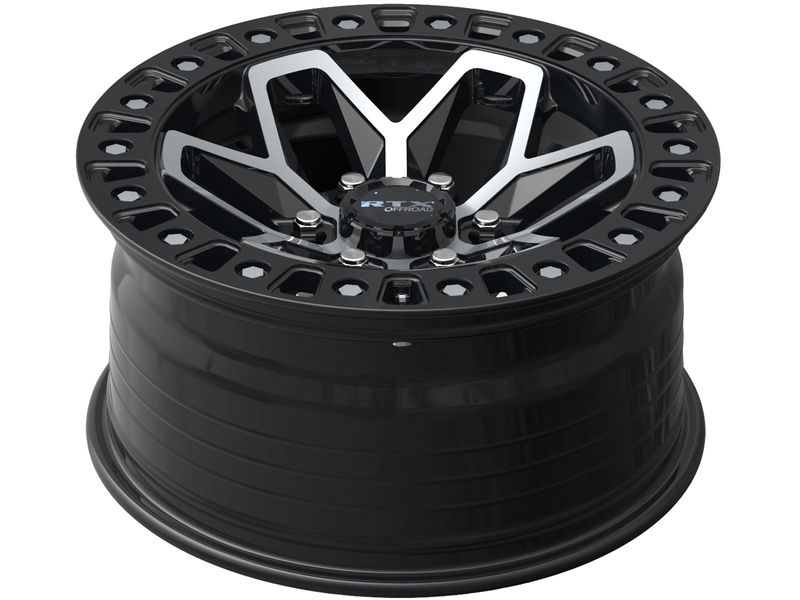 RTX Wheels RTX Off-Road Machined Gloss Black Zion Wheel 082982