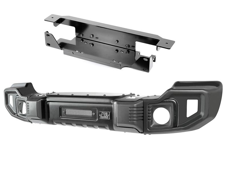 Spartacus Front Bumper with Winch Plate | Rugged Ridge