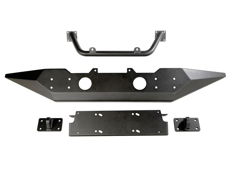 Rugged Ridge Spartan High-Clearance Front Bumper with Overrider 11548.41