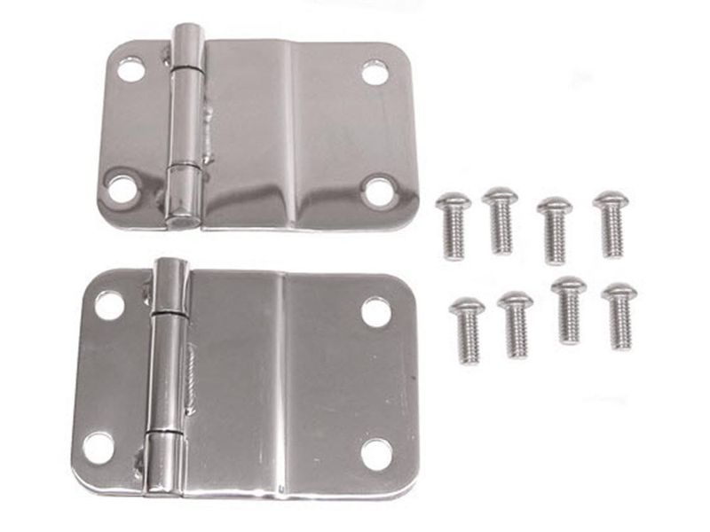 Rugged Ridge Tailgate Hinges - Stainless 11114.01