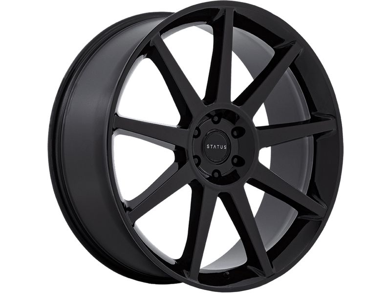Status Wheels Status Gloss Black Mammoth Wheel ST002BX26106330