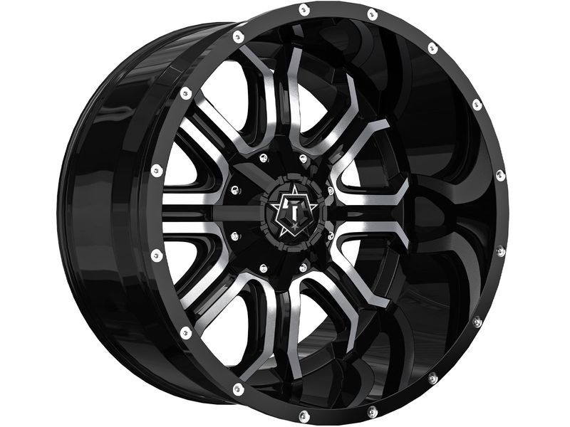 TIS TIS Machined Black 535 Wheel 535MB-2096818