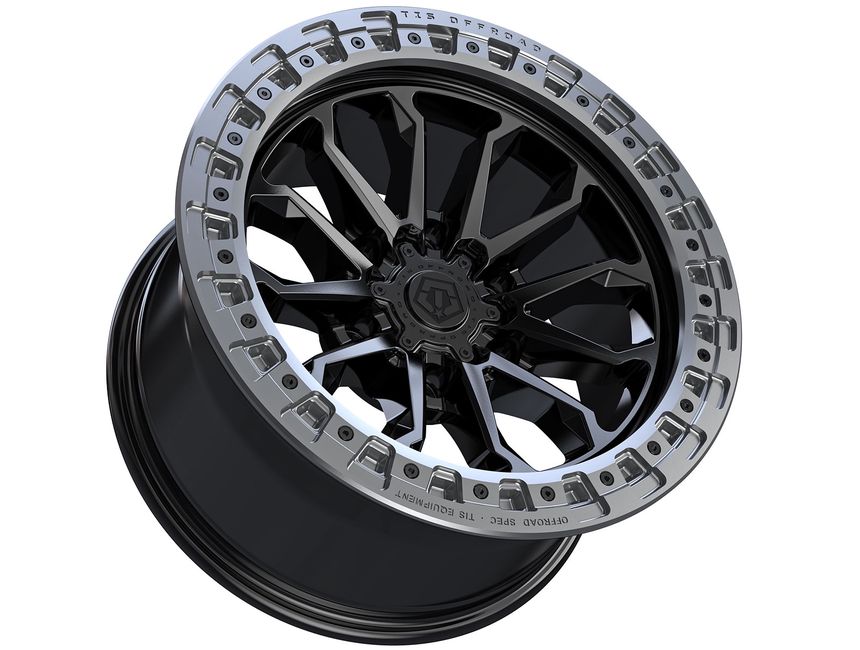 TIS Matte Black 556 Wheels | Rugged Ridge