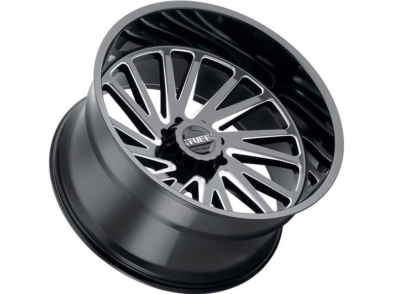 Tuff Machined Black T2A Wheels | Rugged Ridge