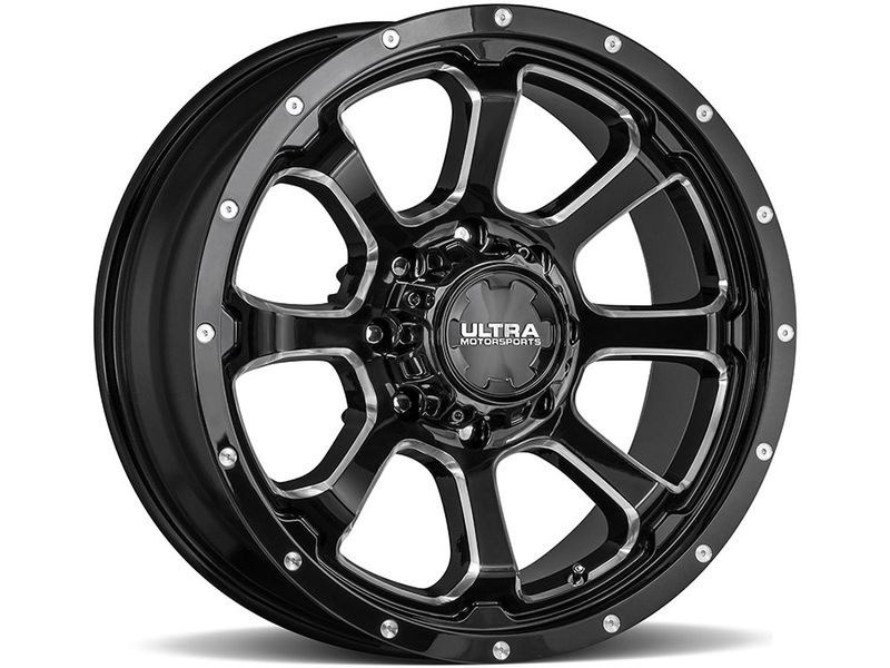 Ultra Milled Gloss Black Nemesis Wheels | Rugged Ridge