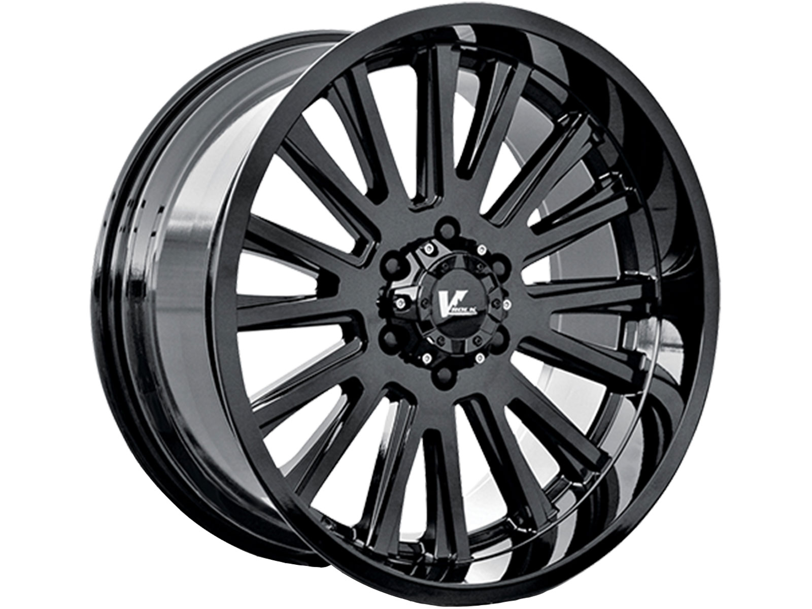 V-Rock Gloss Black VR11 Anvil Wheels | Rugged Ridge