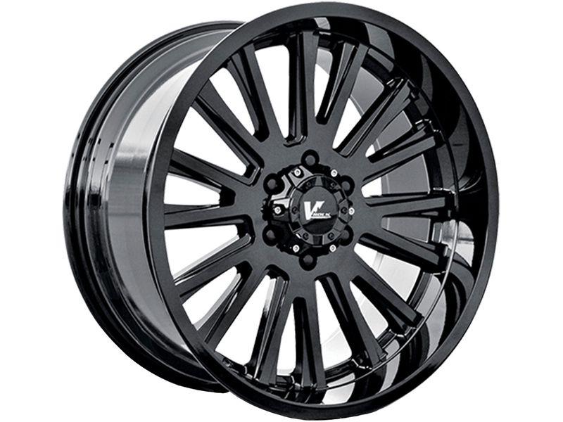 V-Rock Gloss Black VR11 Anvil Wheels | Rugged Ridge