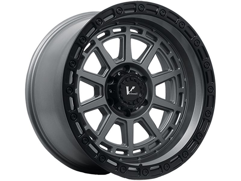V-Rock Grey VR17 Storm Wheels | Rugged Ridge