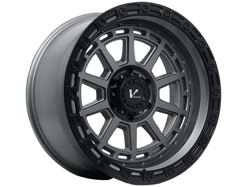 V-Rock Grey VR17 Storm Wheels | Rugged Ridge